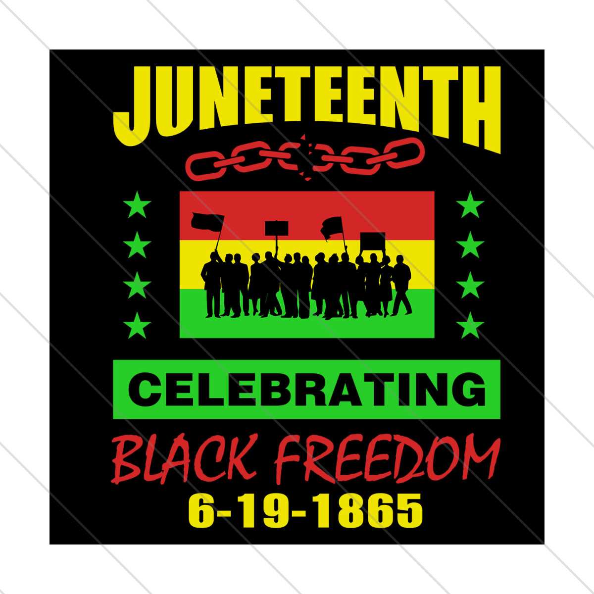 Juneteenth Celebrating Black Freedom June 19th 1865 Svg, Jun | Inspire ...