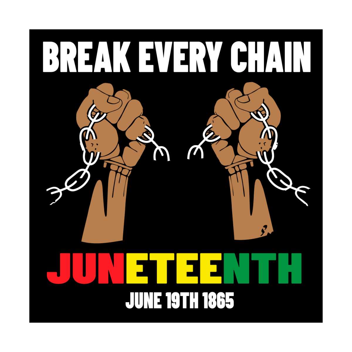 Break Every Chain Juneteenth June 19th 1865 Svg, Juneteenth | Inspire ...