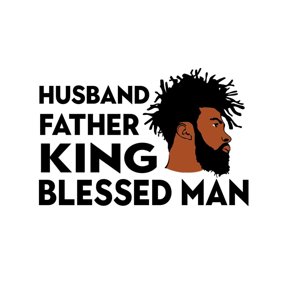 Husband Father King Blessed Man Svg, Fathers Day Svg, Father | Inspire ...