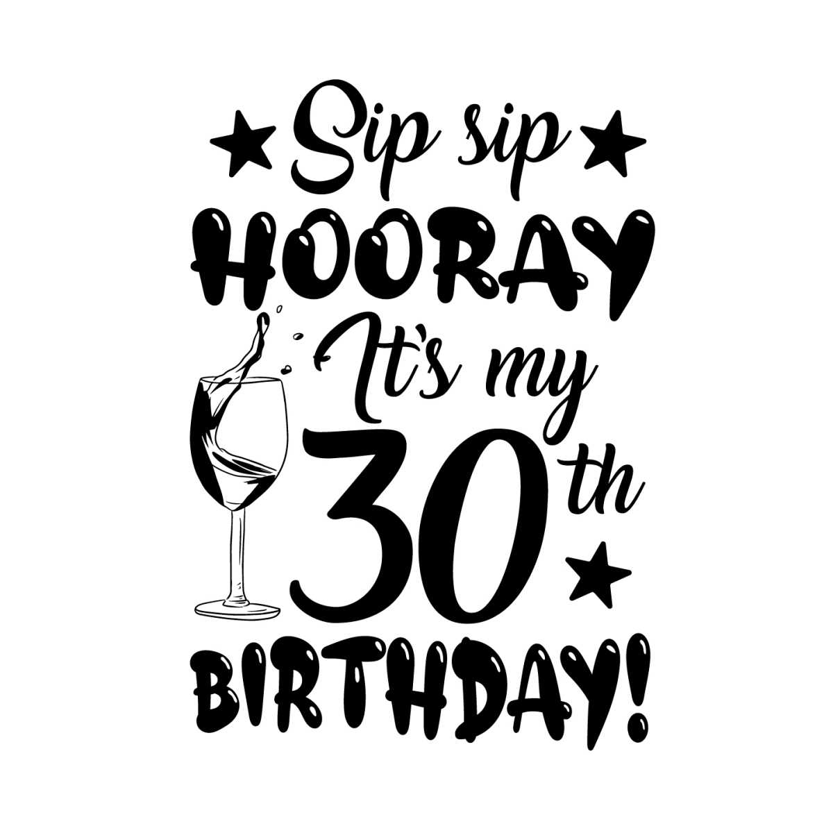 30th Birthday Svg | Inspire Uplift