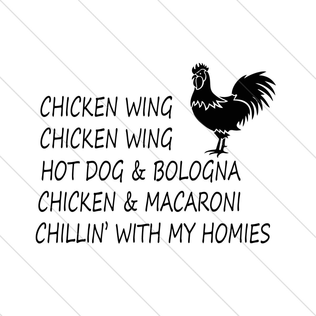 Chicken Wing Svg | Inspire Uplift