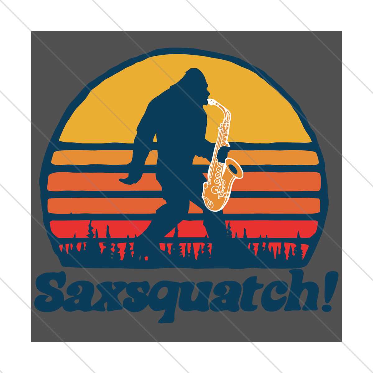 Saxsquatch Bigfoot Saxophone, Trending Svg, Best Sax Squatch | Inspire ...