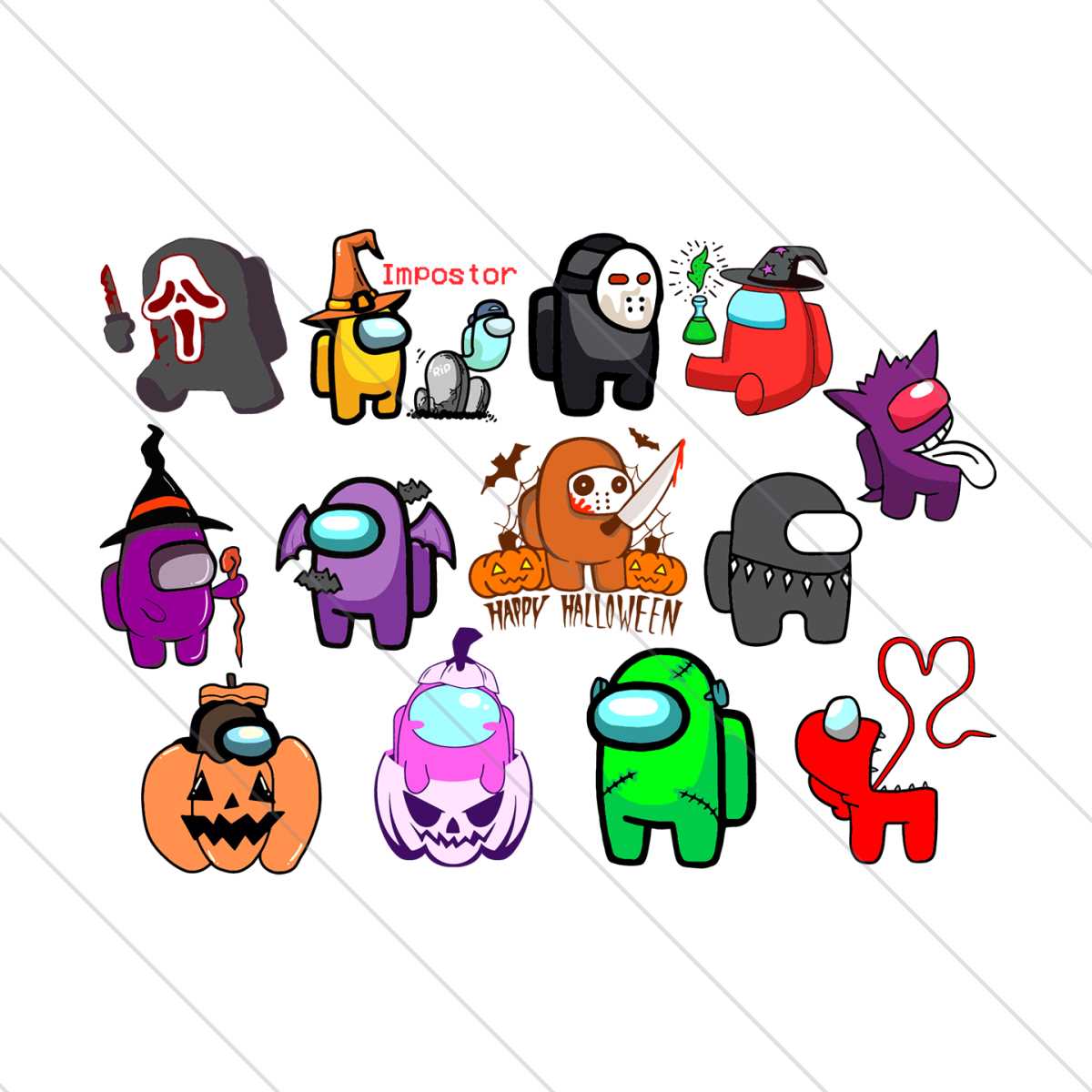 Among us halloween, Halloween Svg, among us halloween svg,Ha | Inspire ...