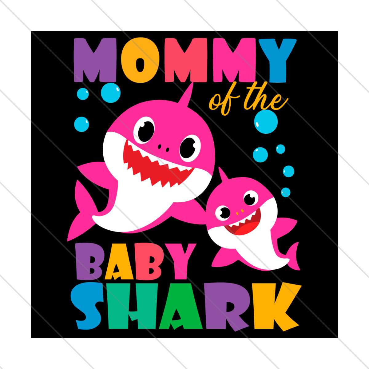 Mommy Of The Baby Shark Svg File Digital | Inspire Uplift