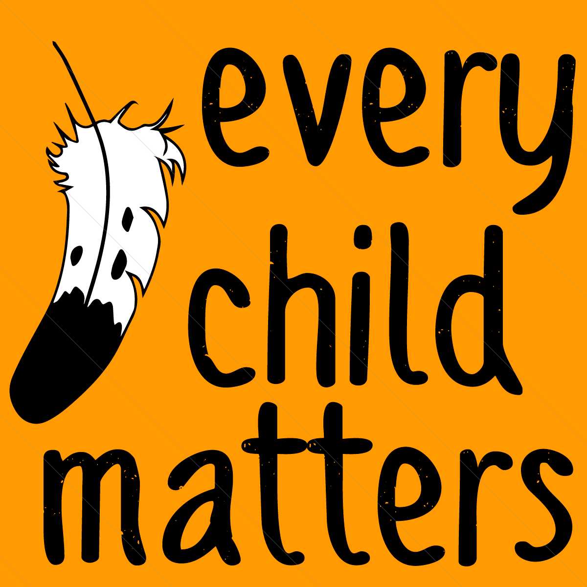 Every Child Matters Svg Digital Illustrationn - Inspire Uplift