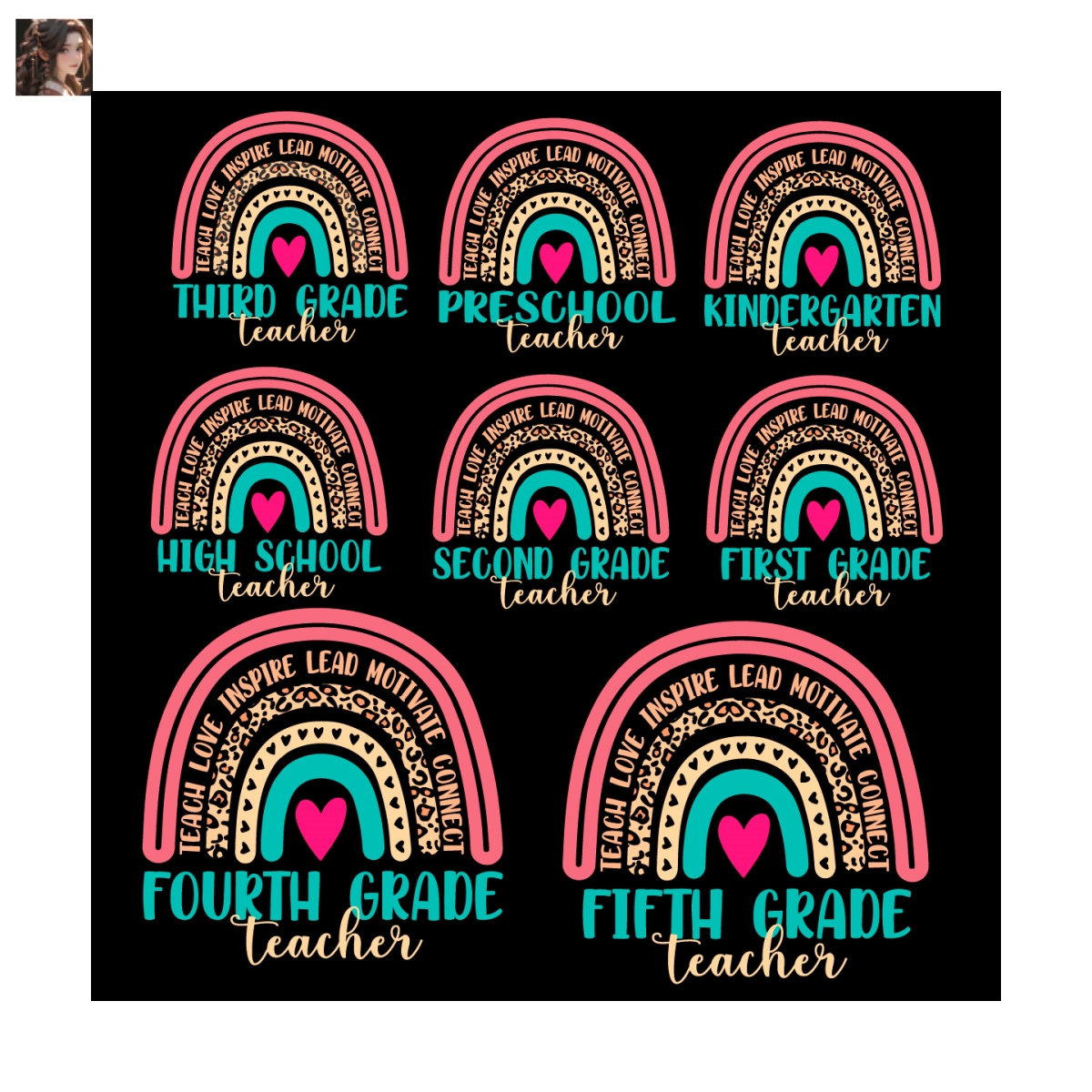 Rainbow School Svg | Inspire Uplift