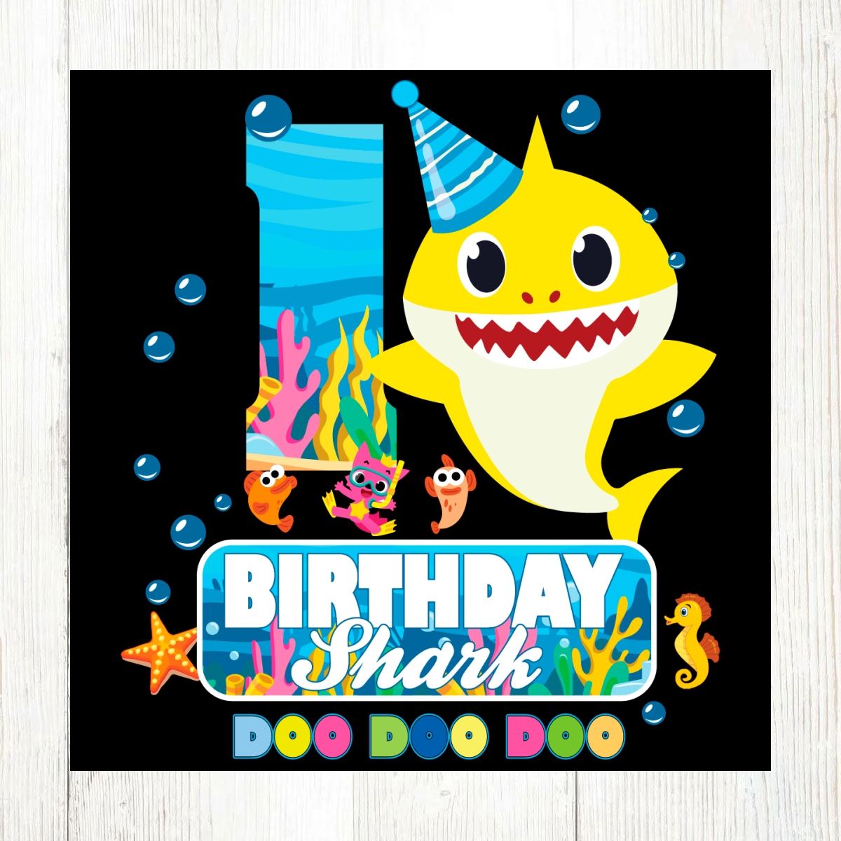 1st Birthday Baby Shark Svg | Inspire Uplift