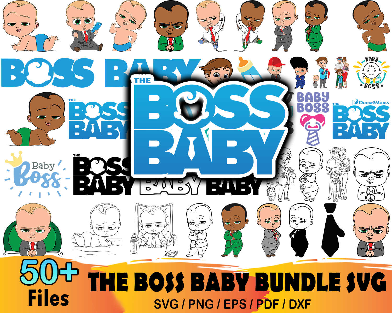 50 The Boss Baby Bundle Svg, Boss Baby Svg, Boss Baby Vector | Inspire ...