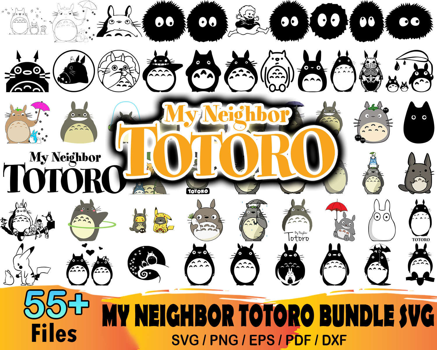 Totoro Svg | Inspire Uplift
