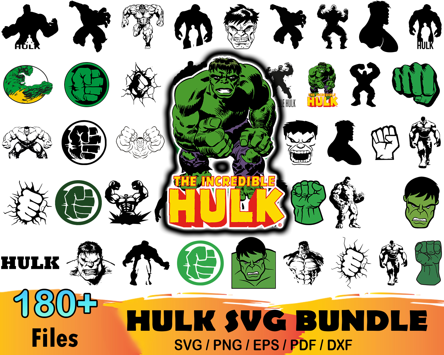 180 Hulk Svg Bundle, Marvel Svg, Avengers Svg, Super Hero Sv | Inspire ...