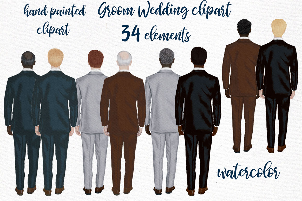Groom Wedding Clipart Png, Groom Png, Groom Watercolor - Inspire Uplift
