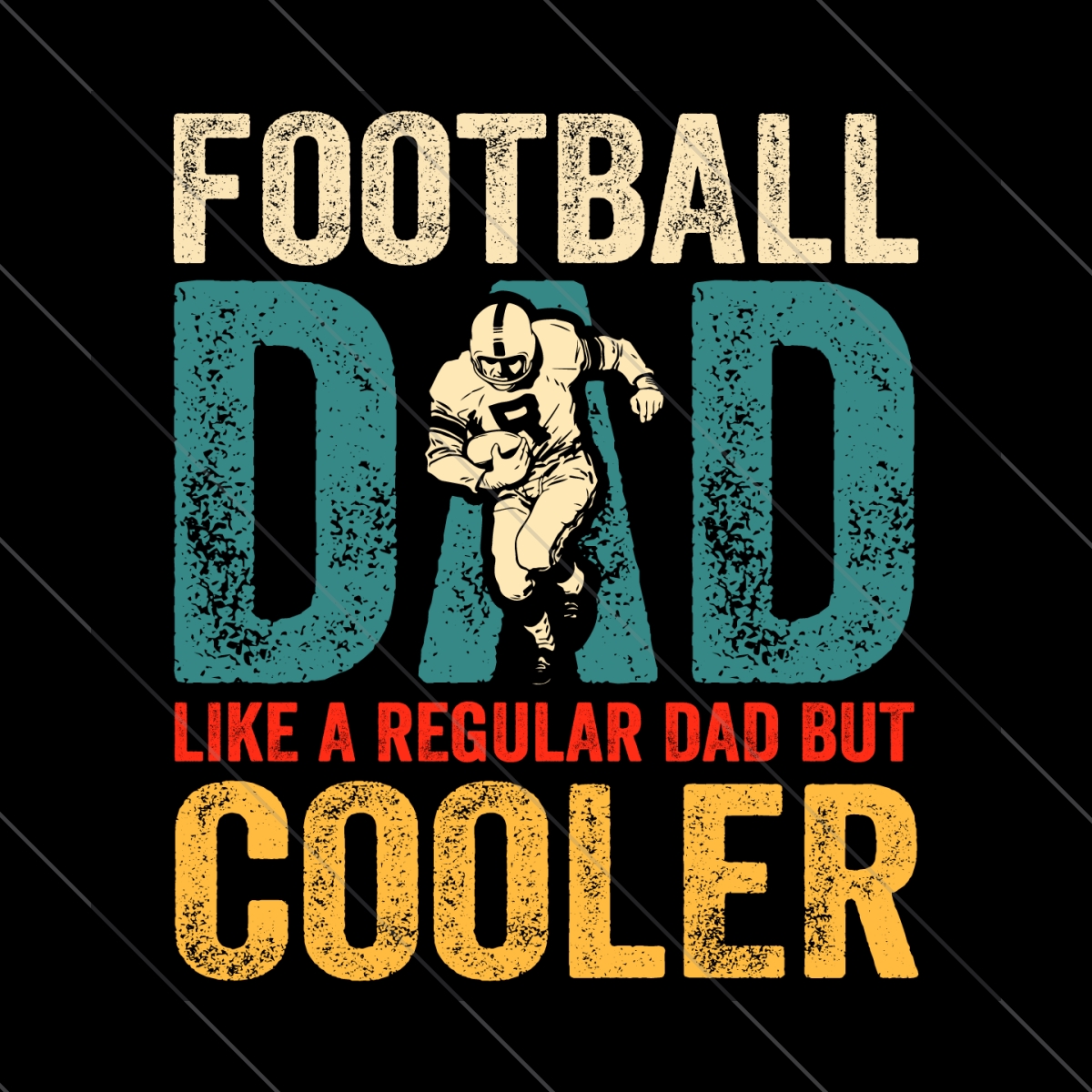 Dad Football Svg | Inspire Uplift
