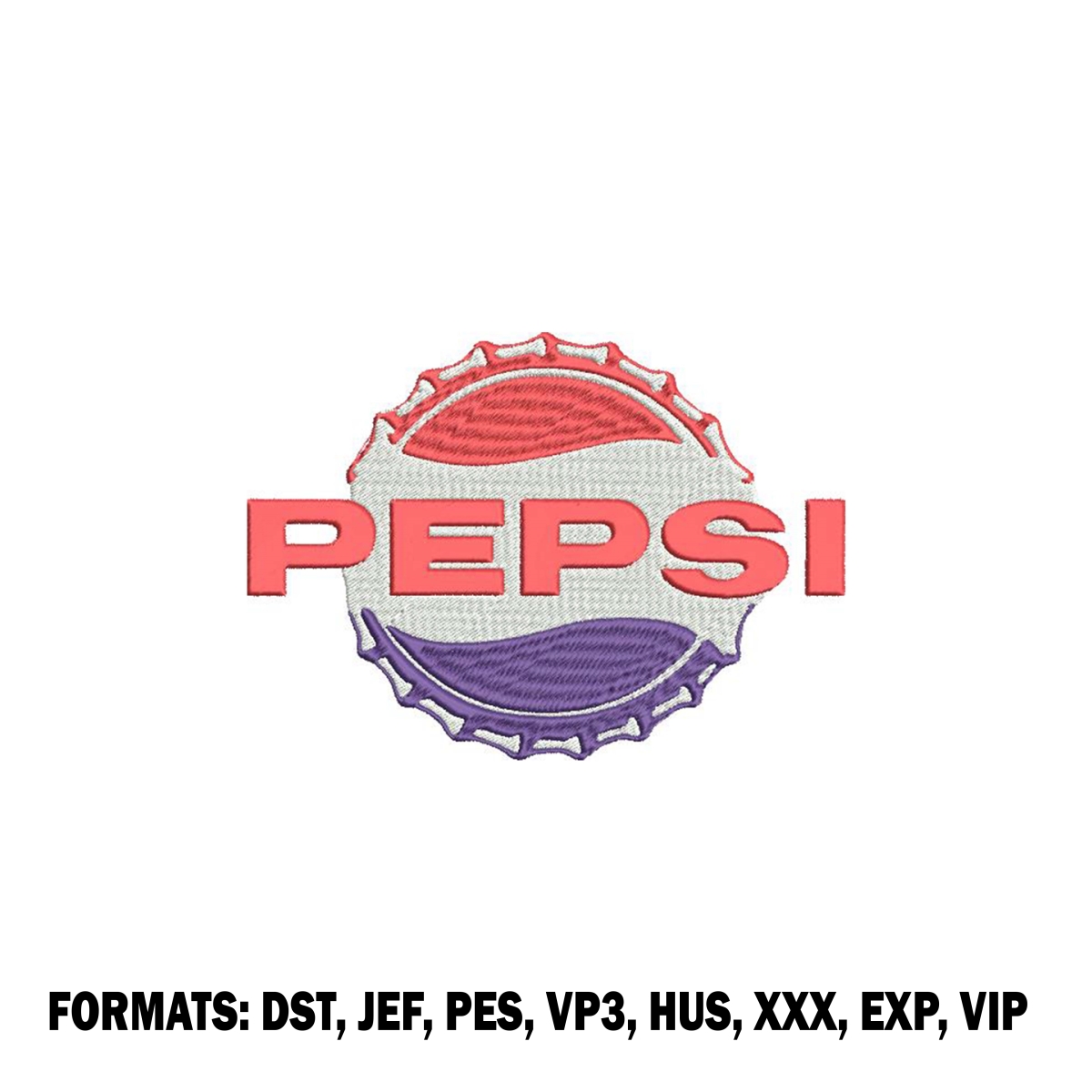 Pepsi Embroidery logo for polo shirt,logo Embroidery, Embroi | Inspire ...