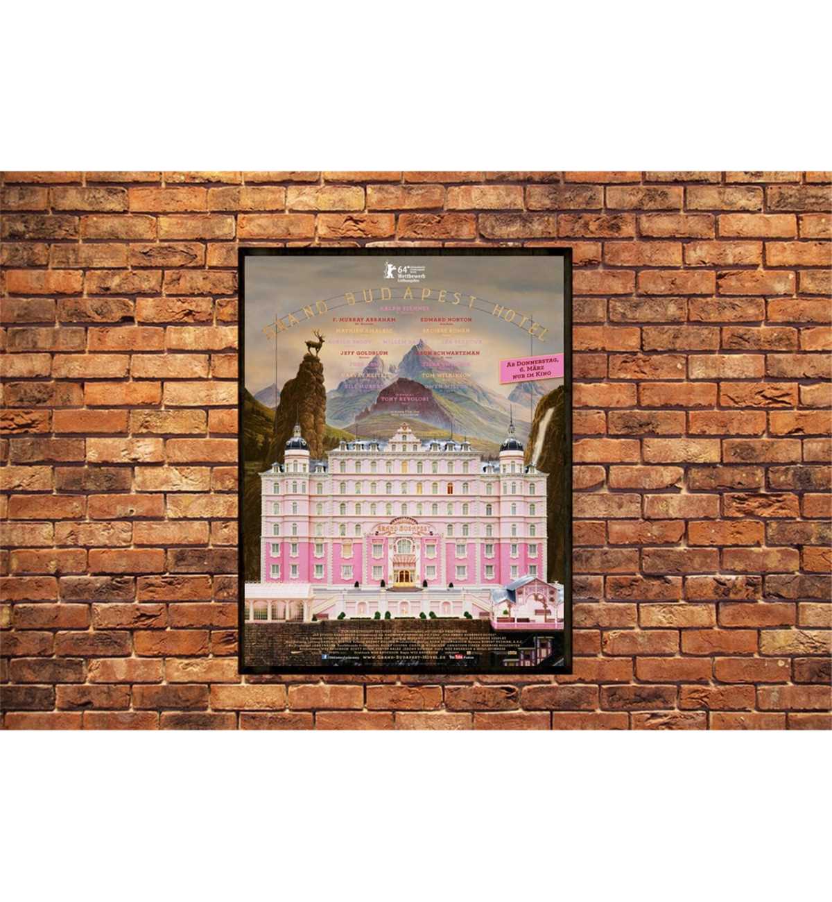 The Grand Budapest Hotel Movie Cover Poster swa | Inspire Uplift
