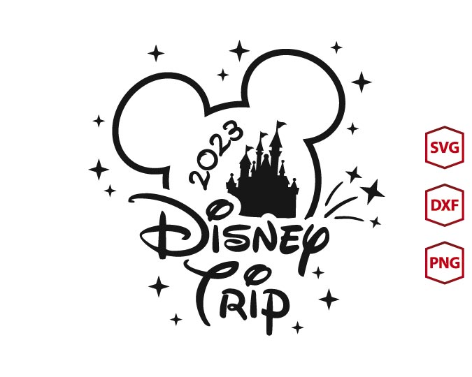 Disney Trip Svg, Disney Vacation Svg, Disney Castle Firework - Inspire ...