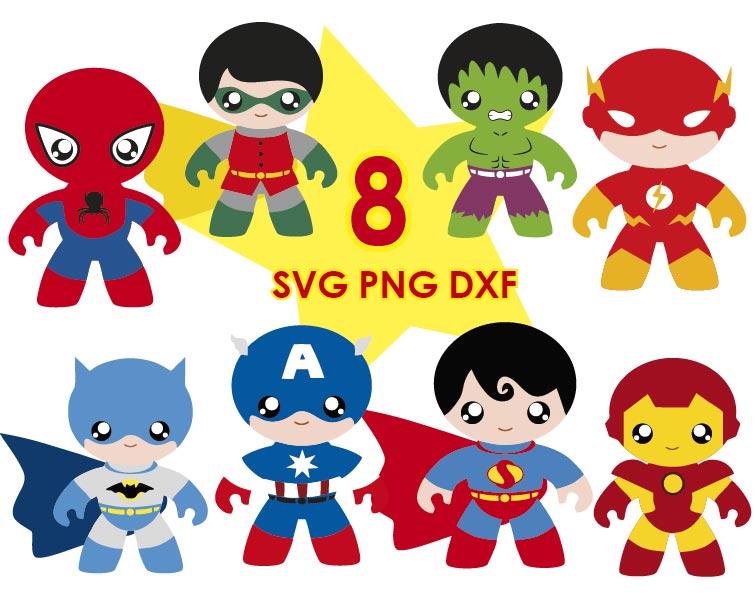 Baby Avengers SVG, Marvel Friends SVG, Baby Superhero Svg, S - Inspire ...