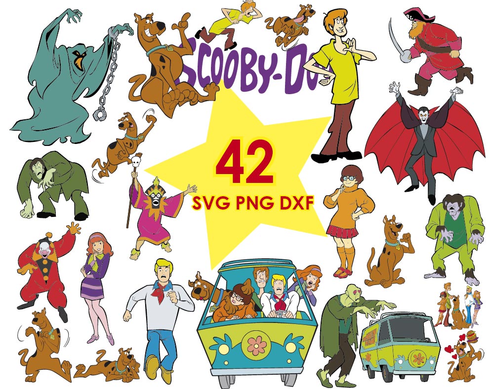 Scooby Doo Svg, Scooby Doo Cricut, Vector, Scooby Doo Clipar - Inspire ...