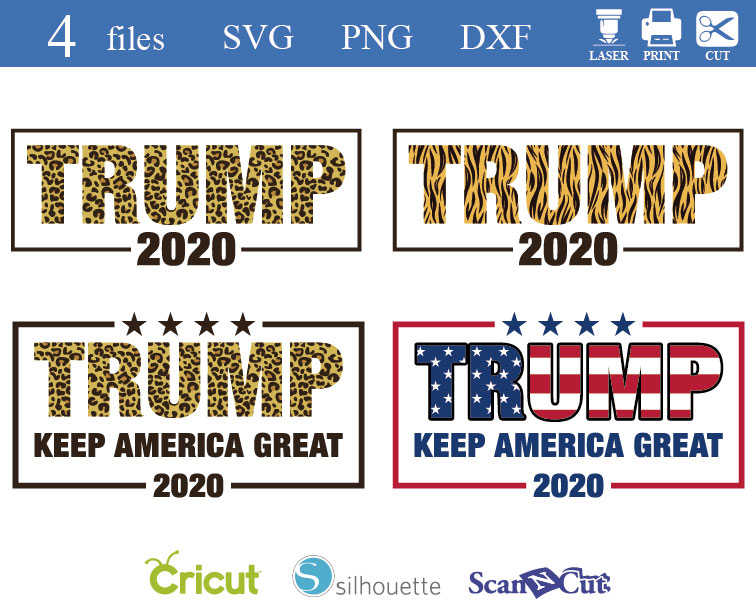 Donald Trump Svg, Take America Back Leopard Svg, Cricut File - Inspire ...