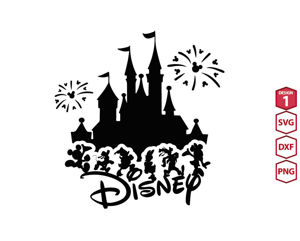Disney Castle Silhouette Svg Disney Family Trip Svg Magica Inspire