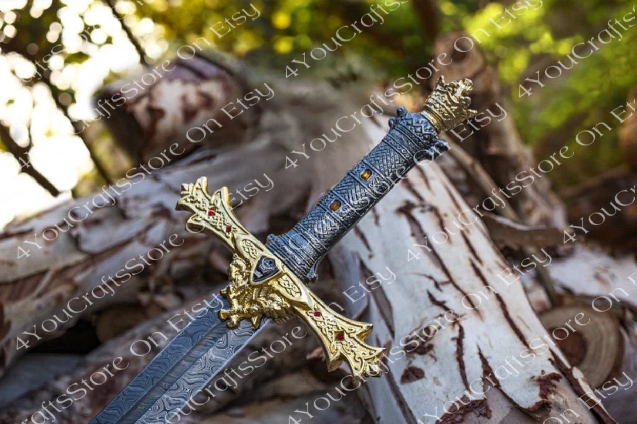 Viking Sword, Hand Forged Sword, Damascus Sword, Long Sword, | Inspire ...