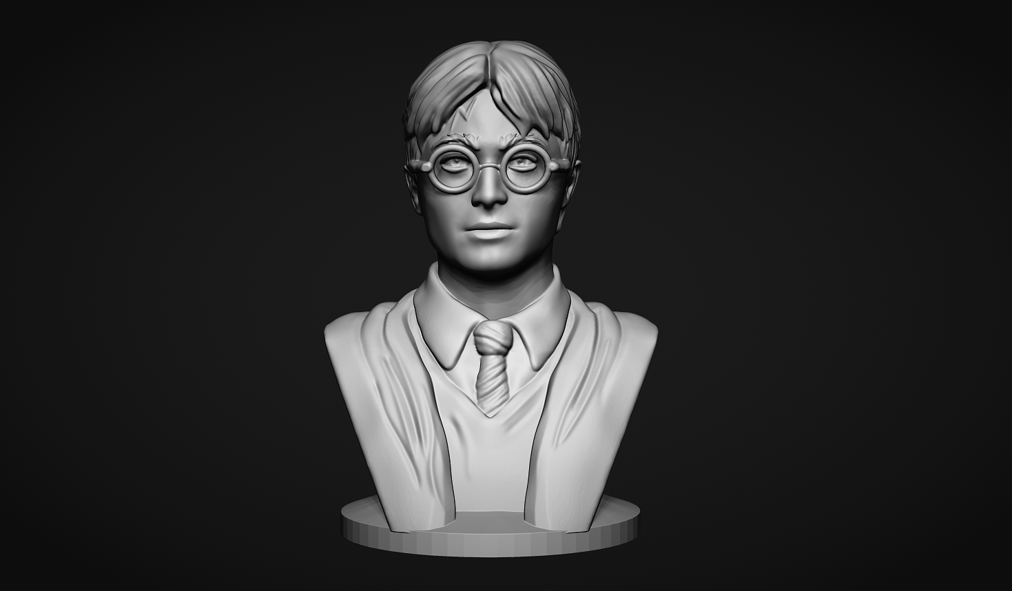 Harry Potter Bust 3d stl, artcam stl, cnc stl, 3d stl | Inspire Uplift