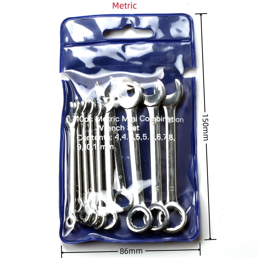 Mini Spanner Wrenches Set – 10pcs Pocket Tools | Inspire Uplift