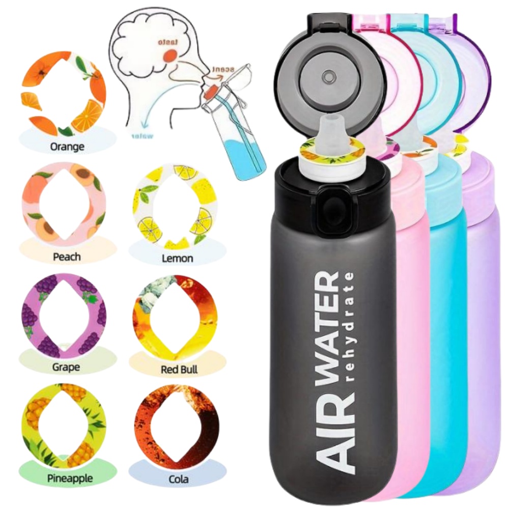 750ml Fruit Flavor Water Bottle | 0 Sugar, 7 Pods | Inspire Uplift