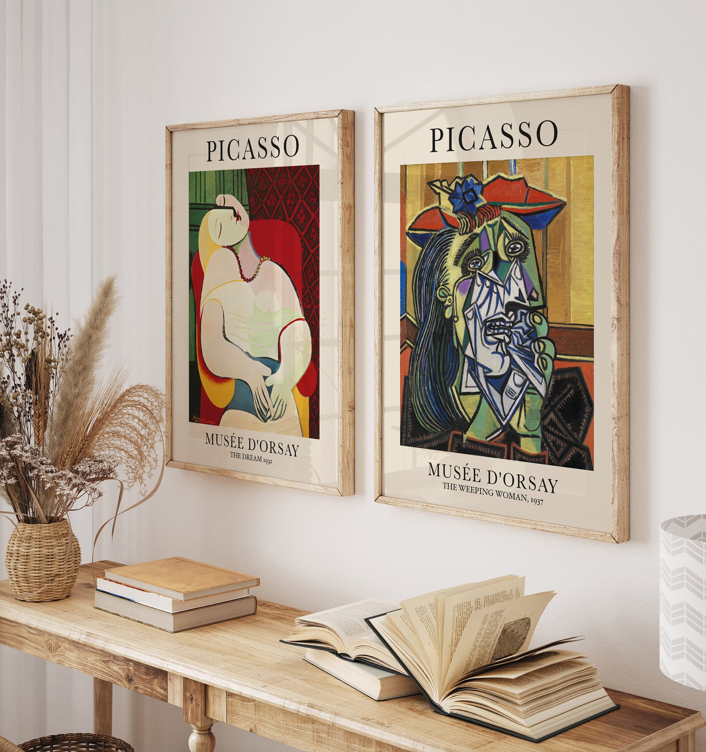 Pablo Picasso Prints Set of 2, Picasso Museum Poster Art, Mi | Inspire ...