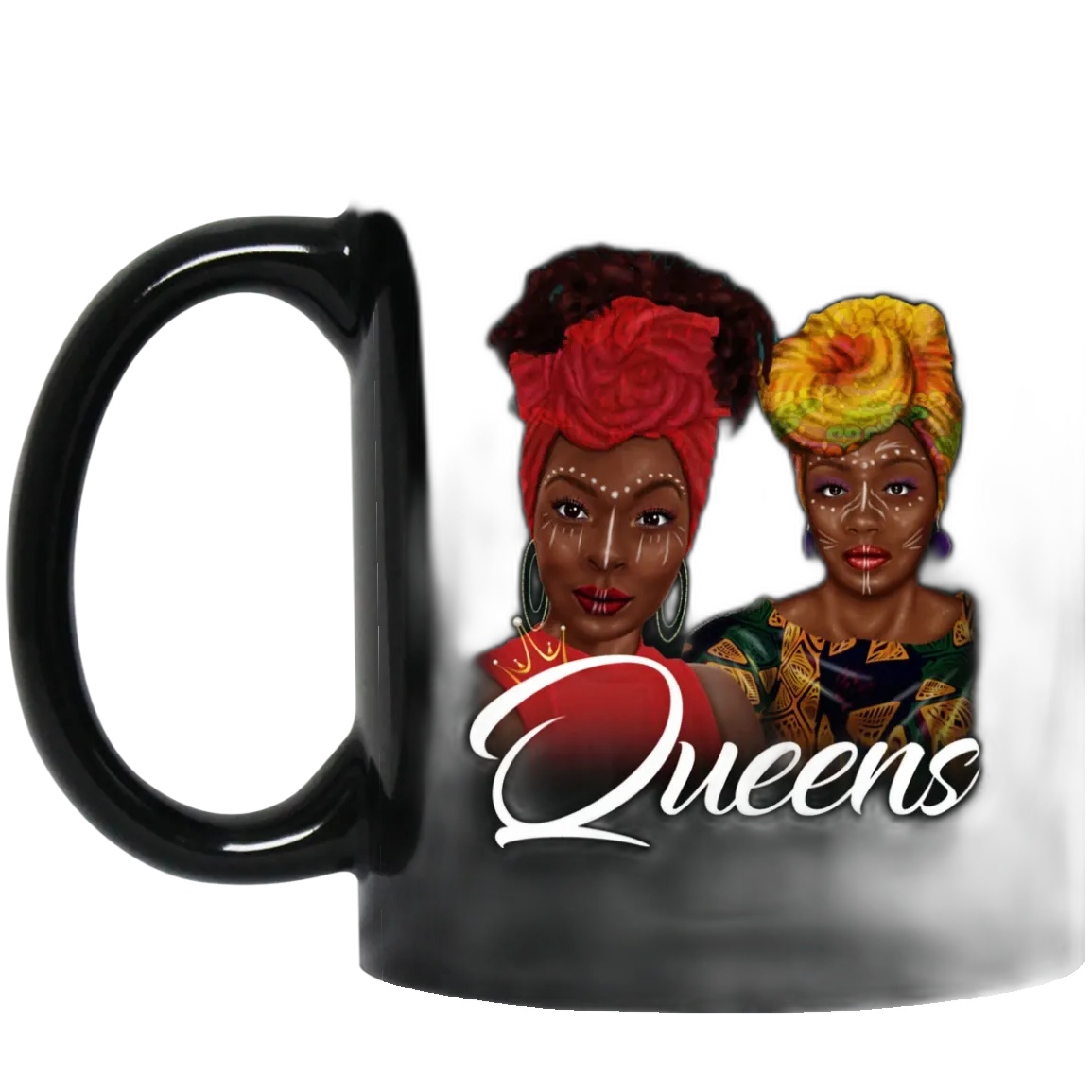 Black Queens Mug African Coffee Cup Design Melanin Poppin Wo | Inspire ...