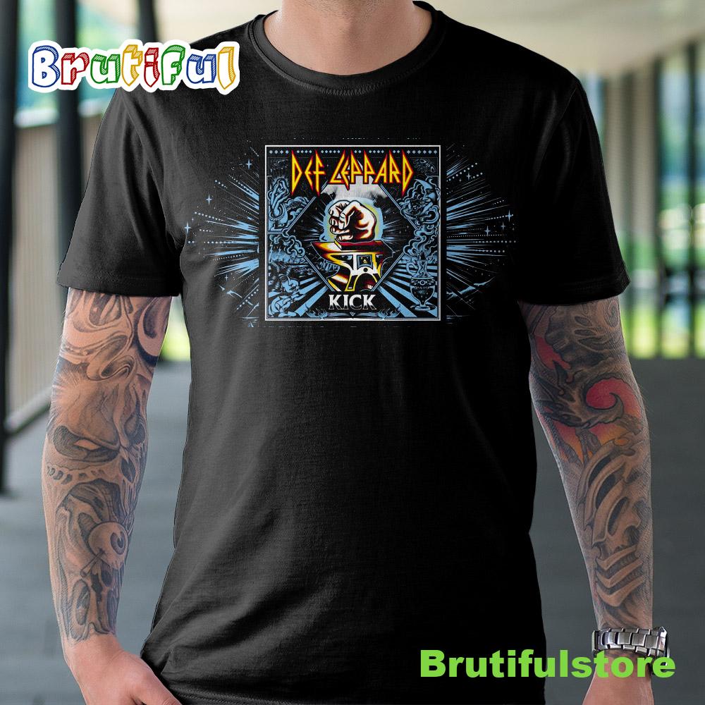 Def Leppard World Tour 2022 Brand New Single Kick Unisex T-s | Inspire ...