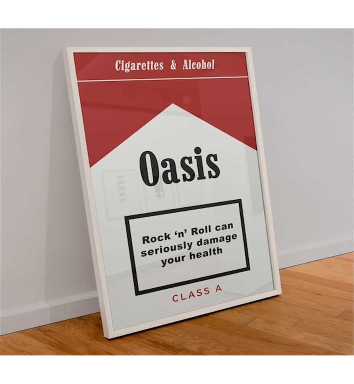Oasis Posters: Britpop & Rock Music Prints | Inspire Uplift