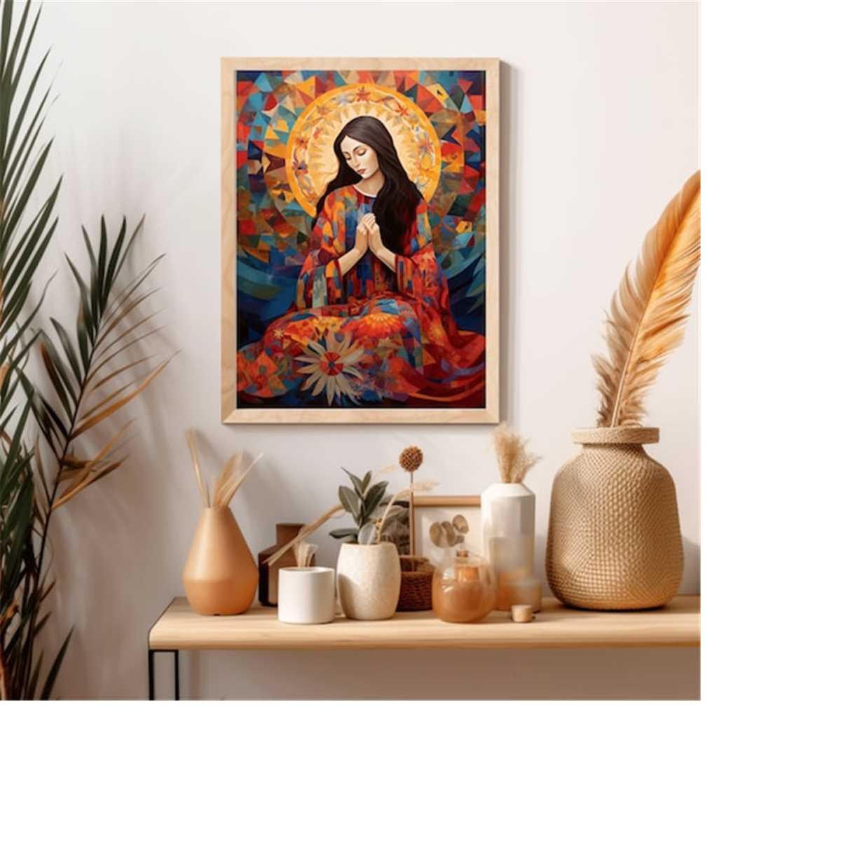 Eclectic Mary Magdalene Poster, Modern Christian Art, MCM LD | Inspire ...