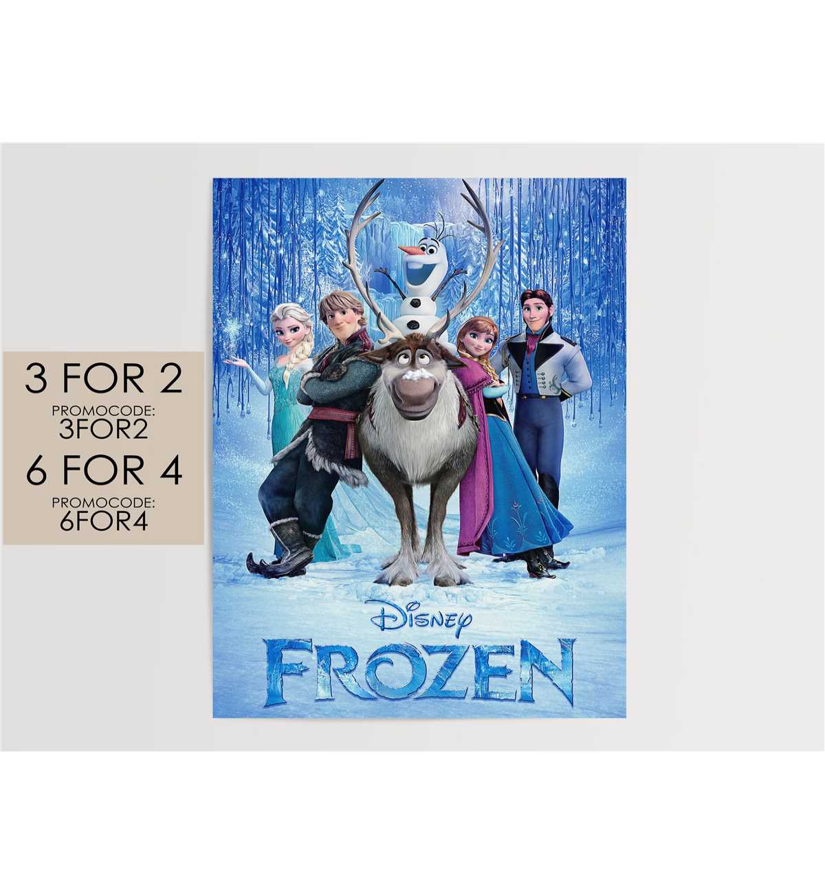 Frozen 2013 Poster - Disney Pixar Movie Poster - Inspire Uplift
