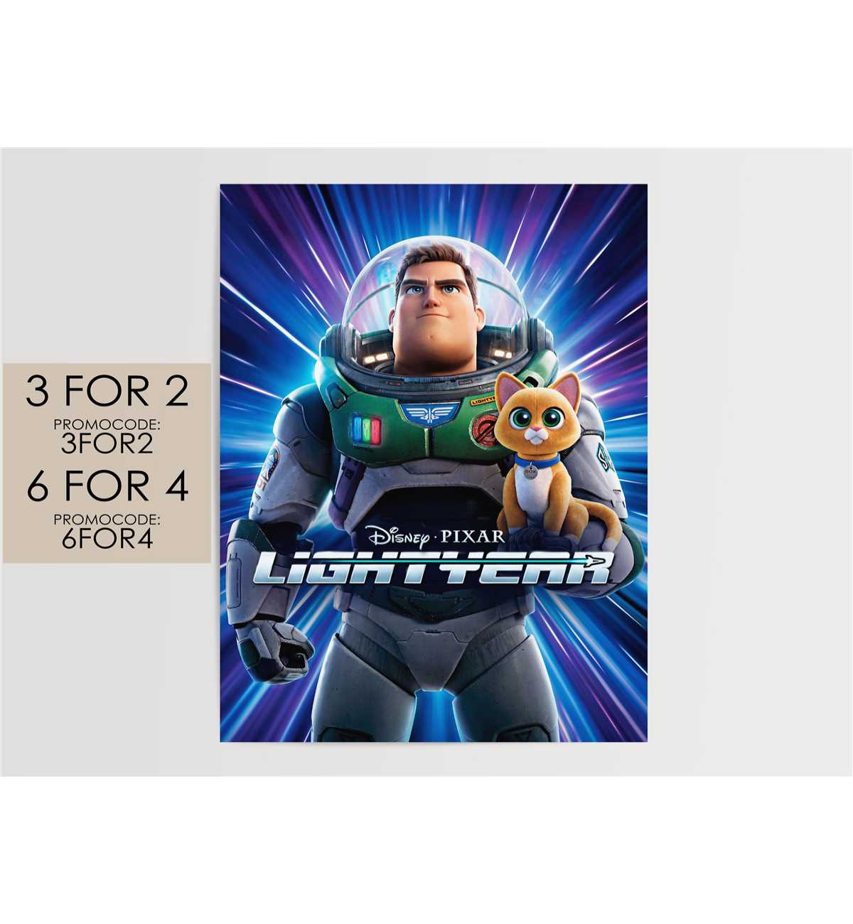 Lightyear 2022 Poster - Disney Pixar Movie Poster - Inspire Uplift