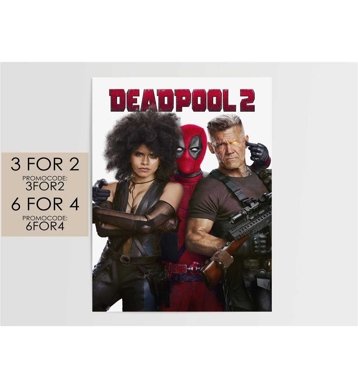 Deadpool 2 2018 Poster - Marvel Movie Poster | Inspire Uplift