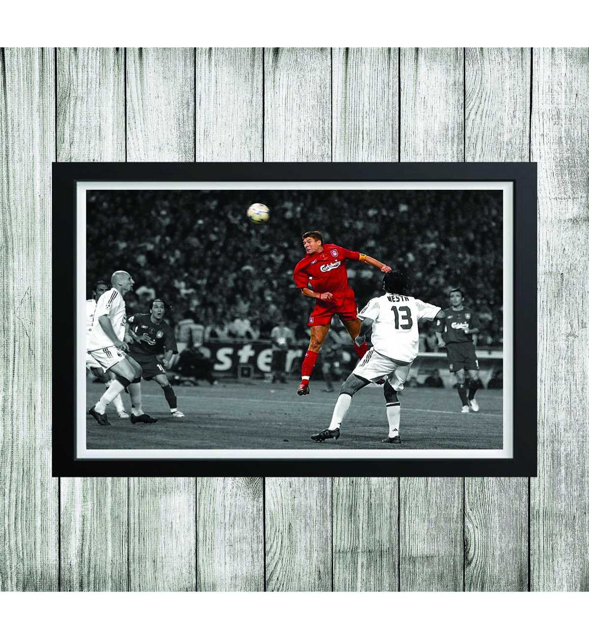 Posters & Prints Steven Gerrard Champions League Liverpool | Inspire Uplift