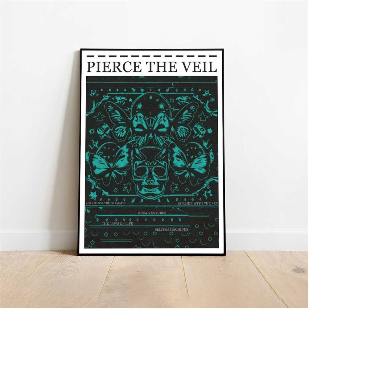 Pierce The Veil Poster, Pierce The Veil, Rock Poster, PTV, M | Inspire ...