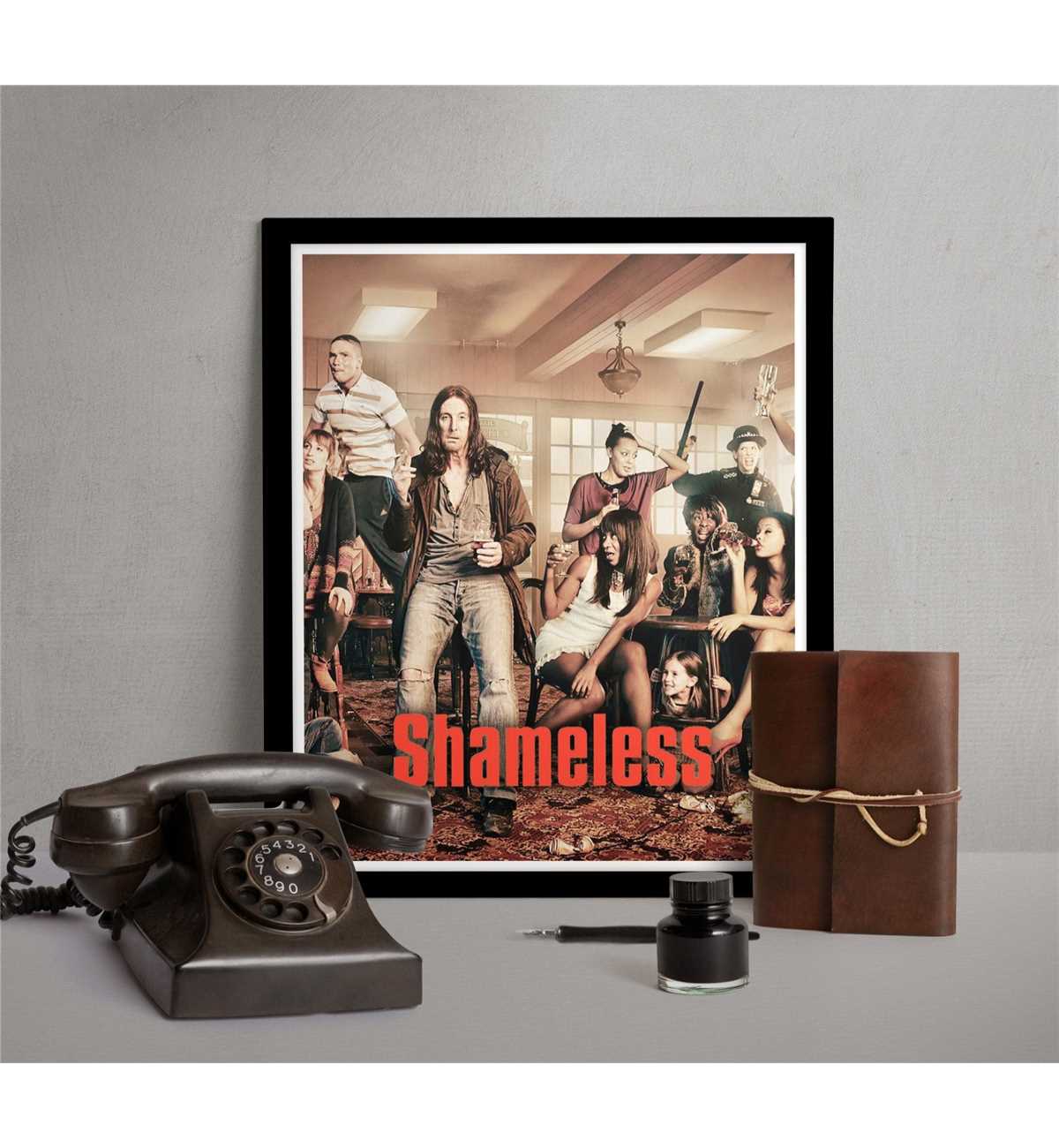 Posters & Prints Shameless TV Poster Classic British | Inspire Uplift