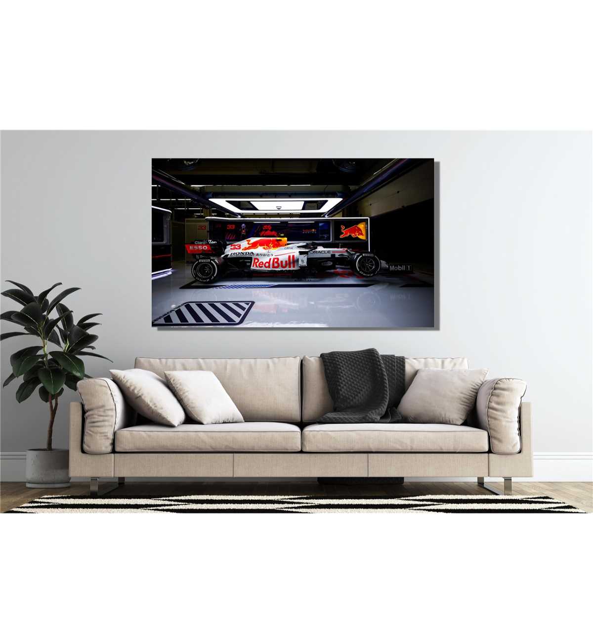 Max Verstappen F1 Canvas, Max Verstappen Poster, Formula - Inspire Uplift