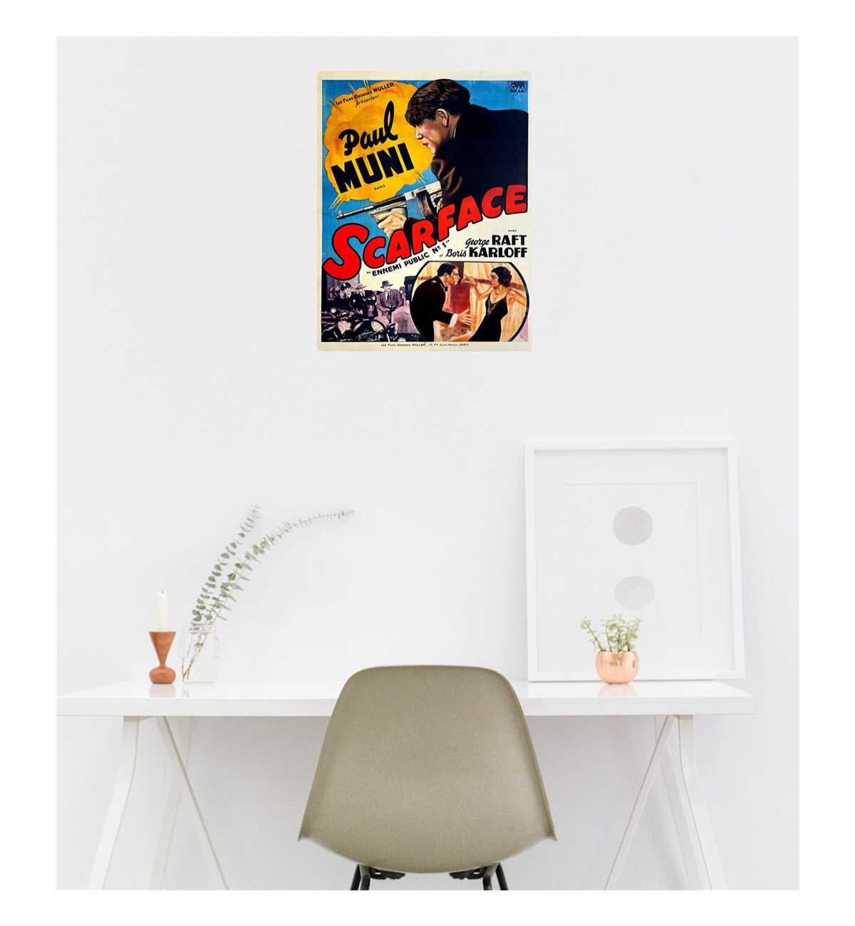Scarface 1932 POSTER PRINT A5-A2 Howard Hawks Vintage | Inspire Uplift