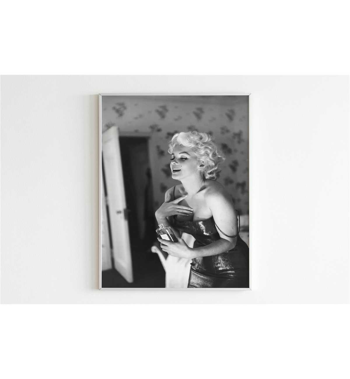 Marilyn Monroe Chanel No 5 Advertising Poster, 50's | Inspire Uplift