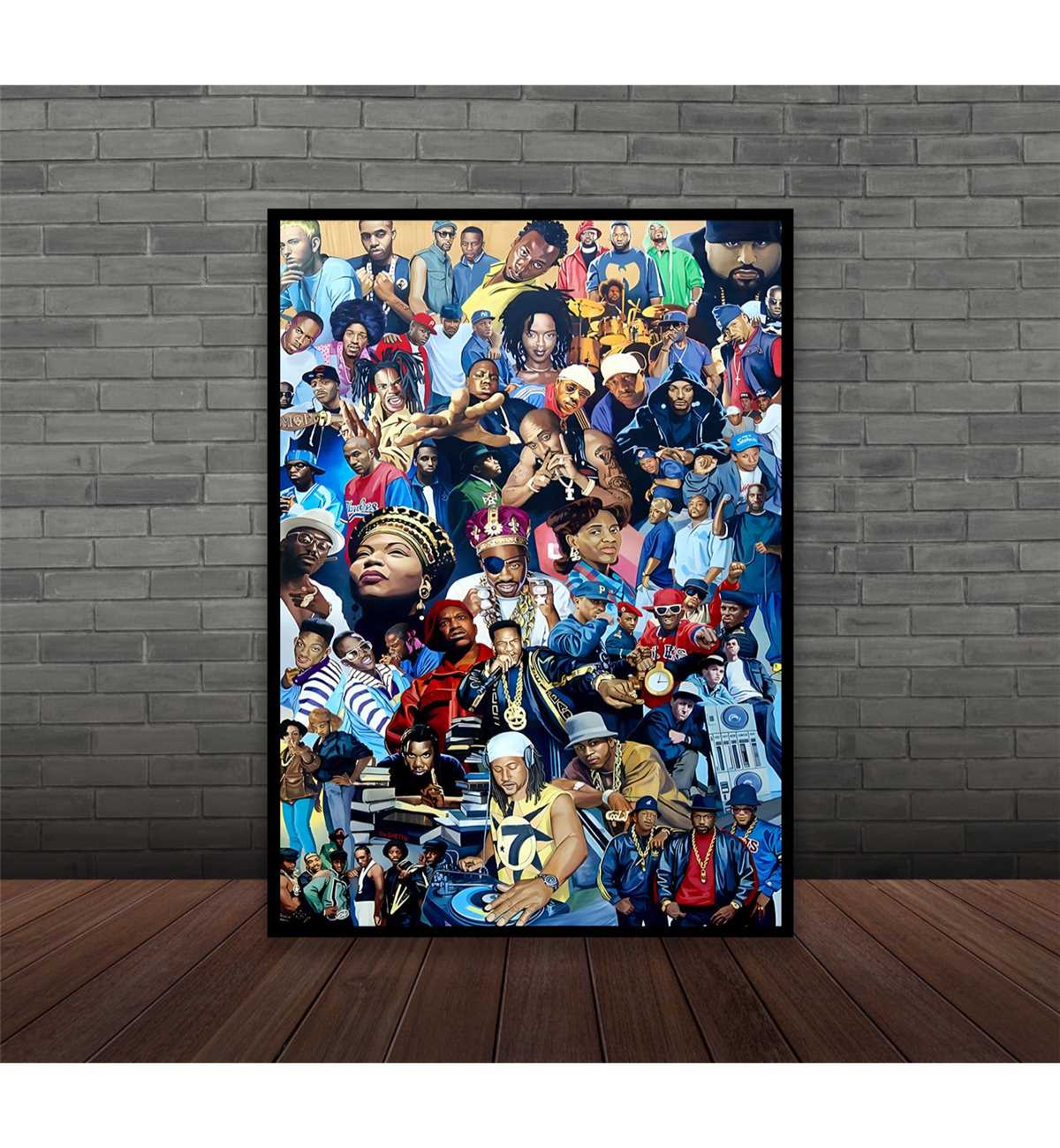 Legends of All Rapper Hip Hop Music Poster, | Inspire Uplift