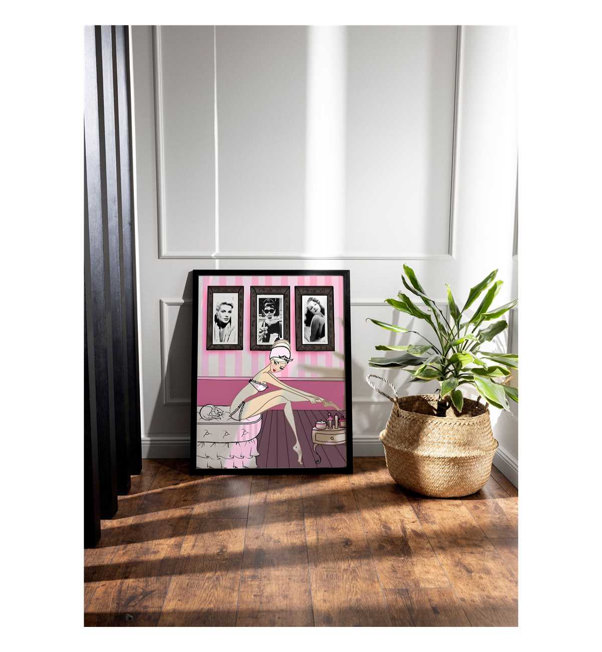 Vintage Magazine Cover Poster, Retro 1900s Fashion Art | Inspire Uplift