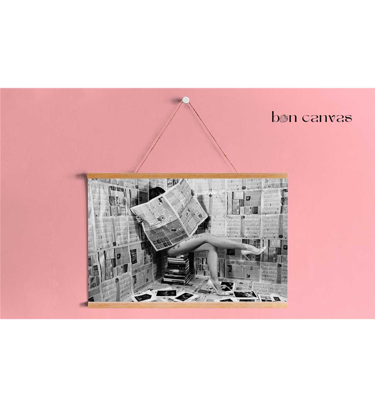 The Daily Print Newspaper, Wall Art Feminist Print, | Inspire Uplift
