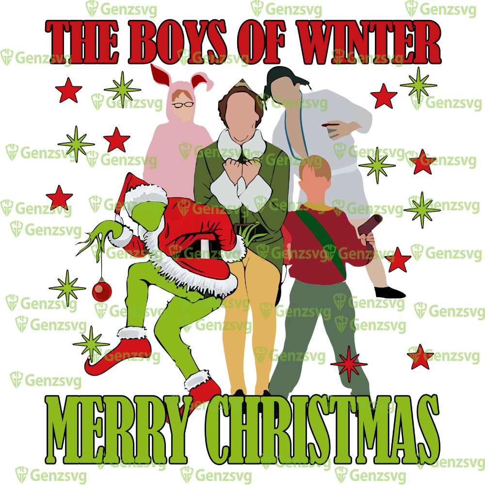 Kevin Grinch Elf Buddy Clark Griswold The Boys of Winter Ret | Inspire ...
