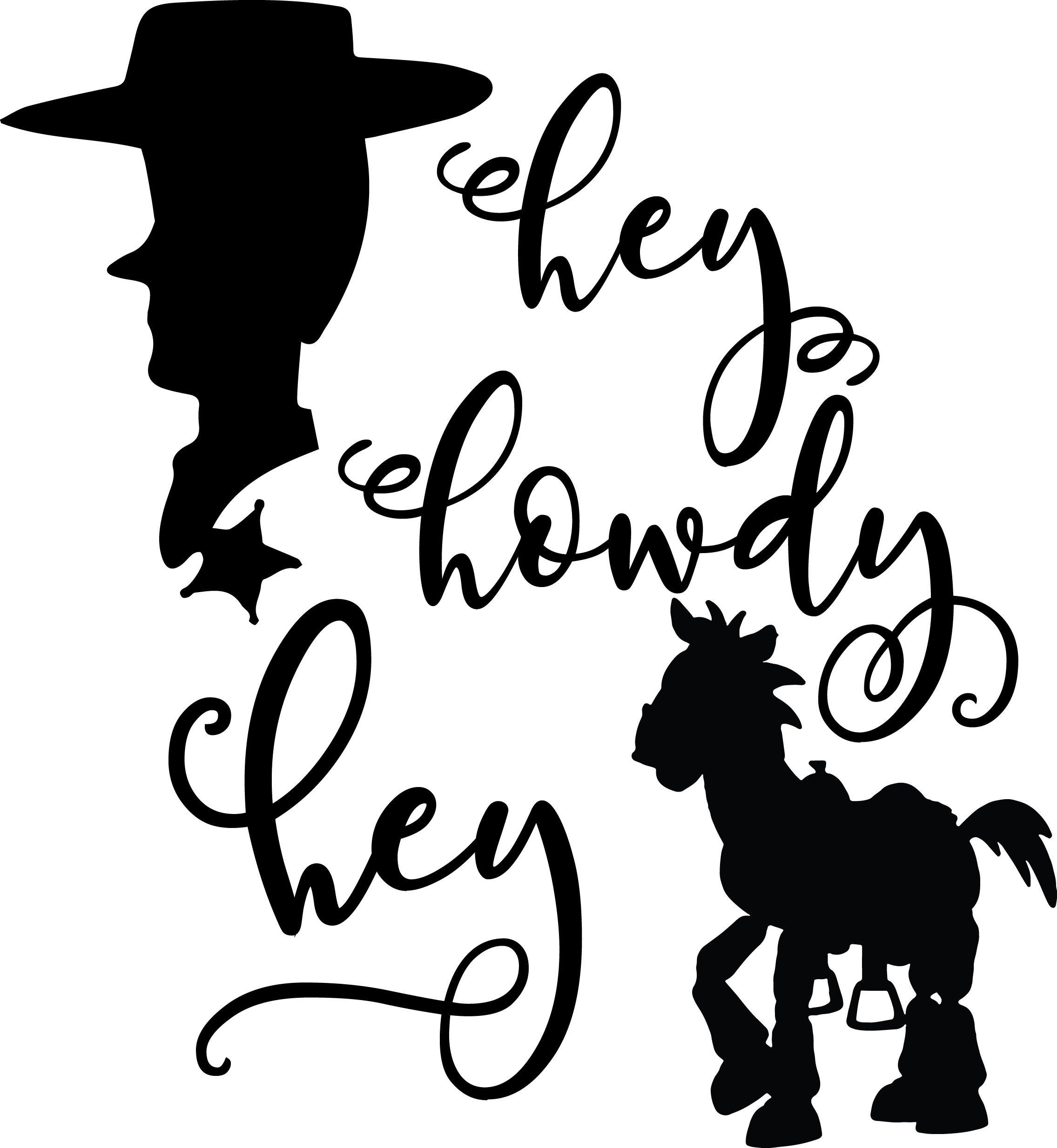 Hey Howdy Hey Svg, Toy Friends Svg, Family Trip Svg, Cowboy | Inspire ...