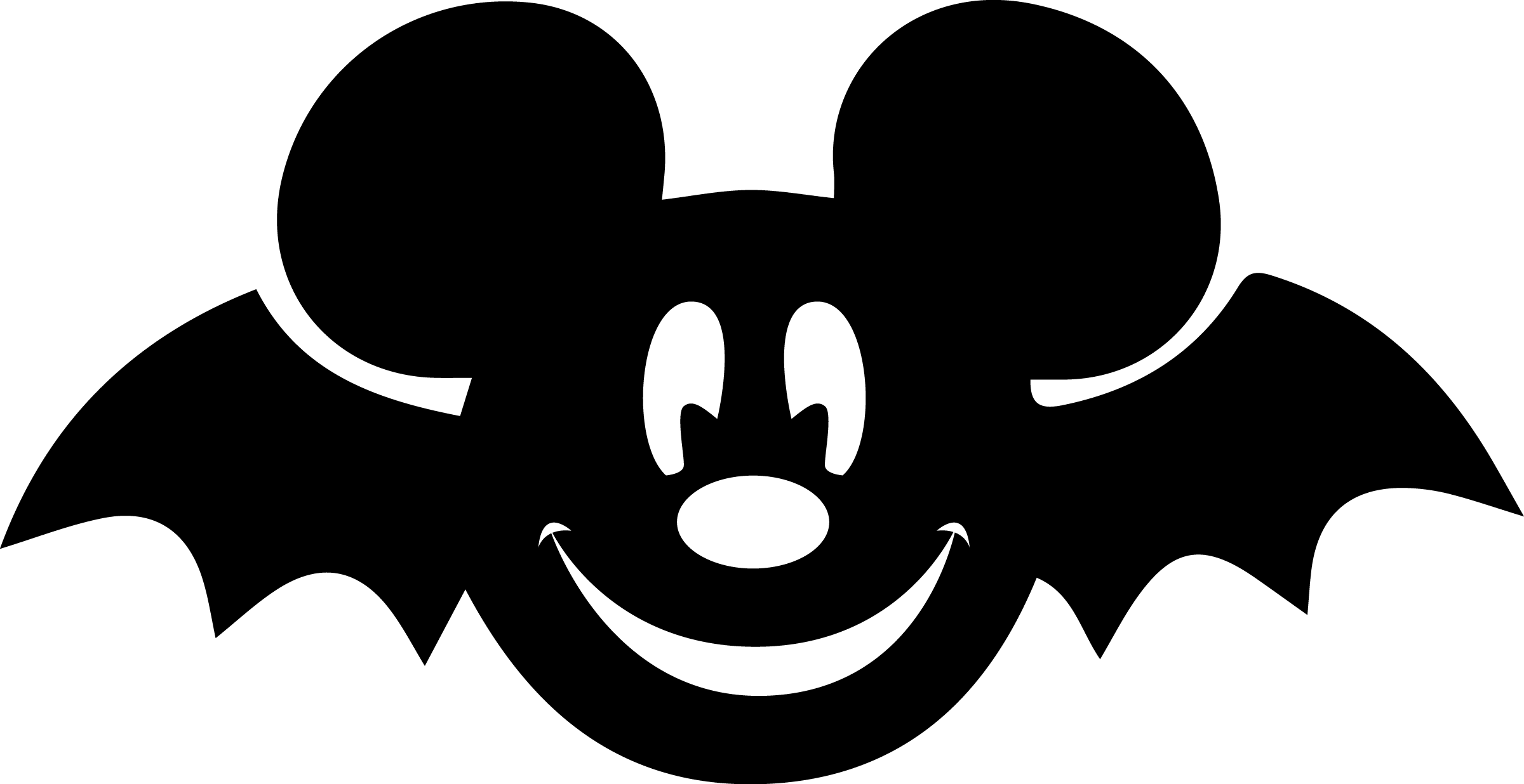Halloween, Bat, Mickey Minnie Head, Bats, Svg and Png Format | Inspire ...