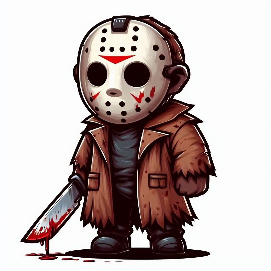 Horror Character Svg Horror Svg Chibi Horror Svg Hallowee Inspire