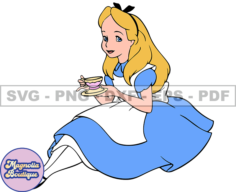 Alice in Wonderland Svg, Alice Svg, Cartoon Customs SVG, EPS | Inspire ...