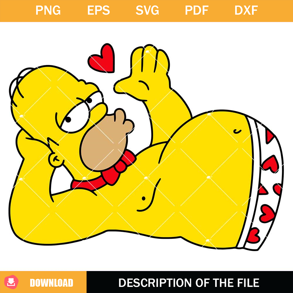 Homer Jay Simpson Svg, The Simpsons Svg, Funny Cartoon | Inspire Uplift